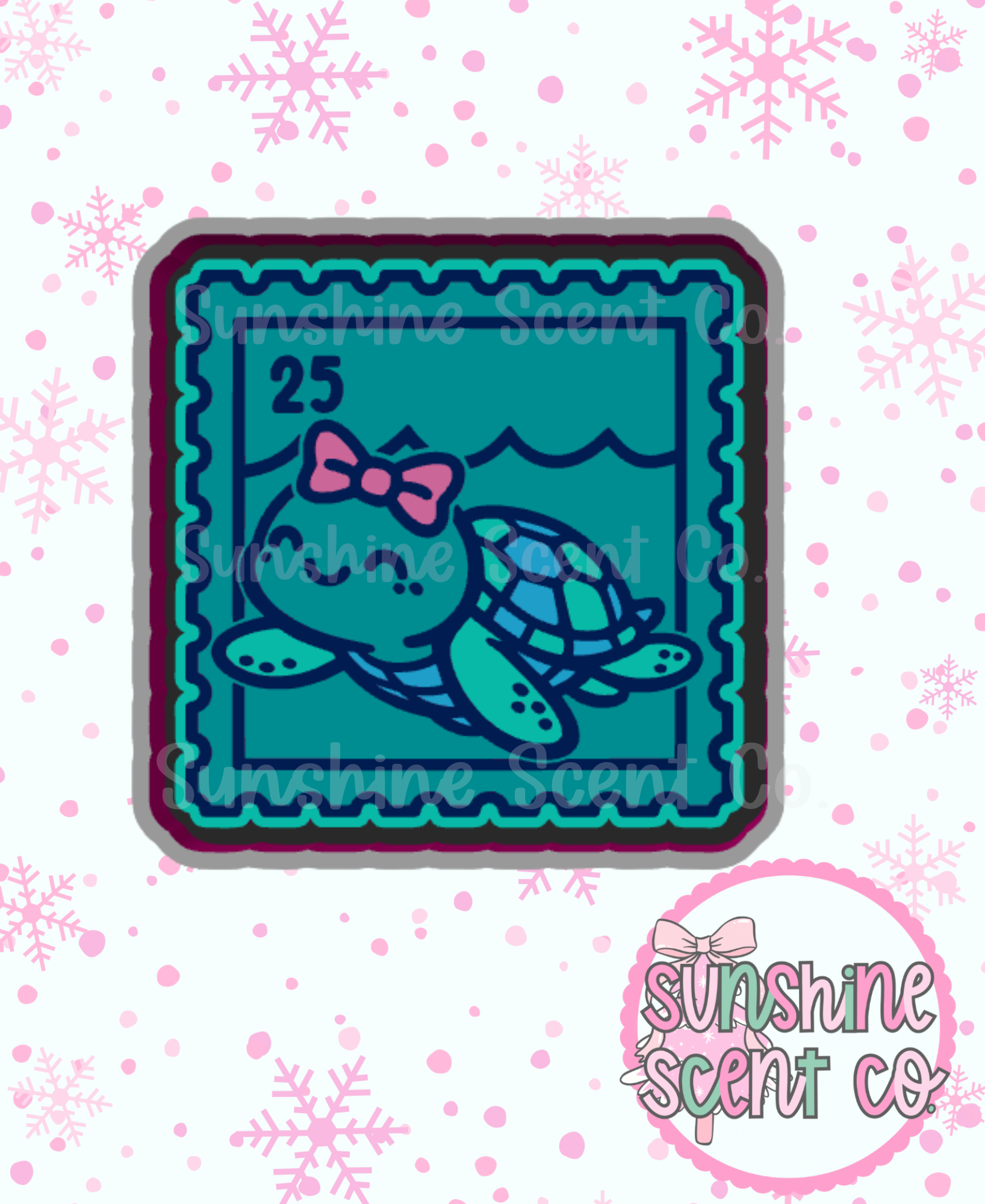 Sea Turtle Postage Stamp Freshie Mold – Sunshine Scent Company